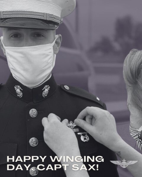 Celebrating Capt John J. Sax's Winging Day - Capt Sax Foundation